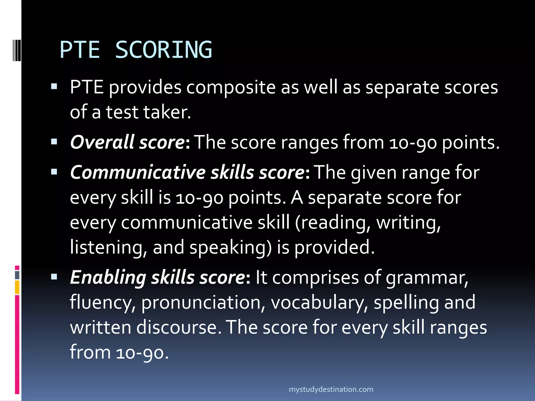Pearson Test of English (PTE) | PPTX