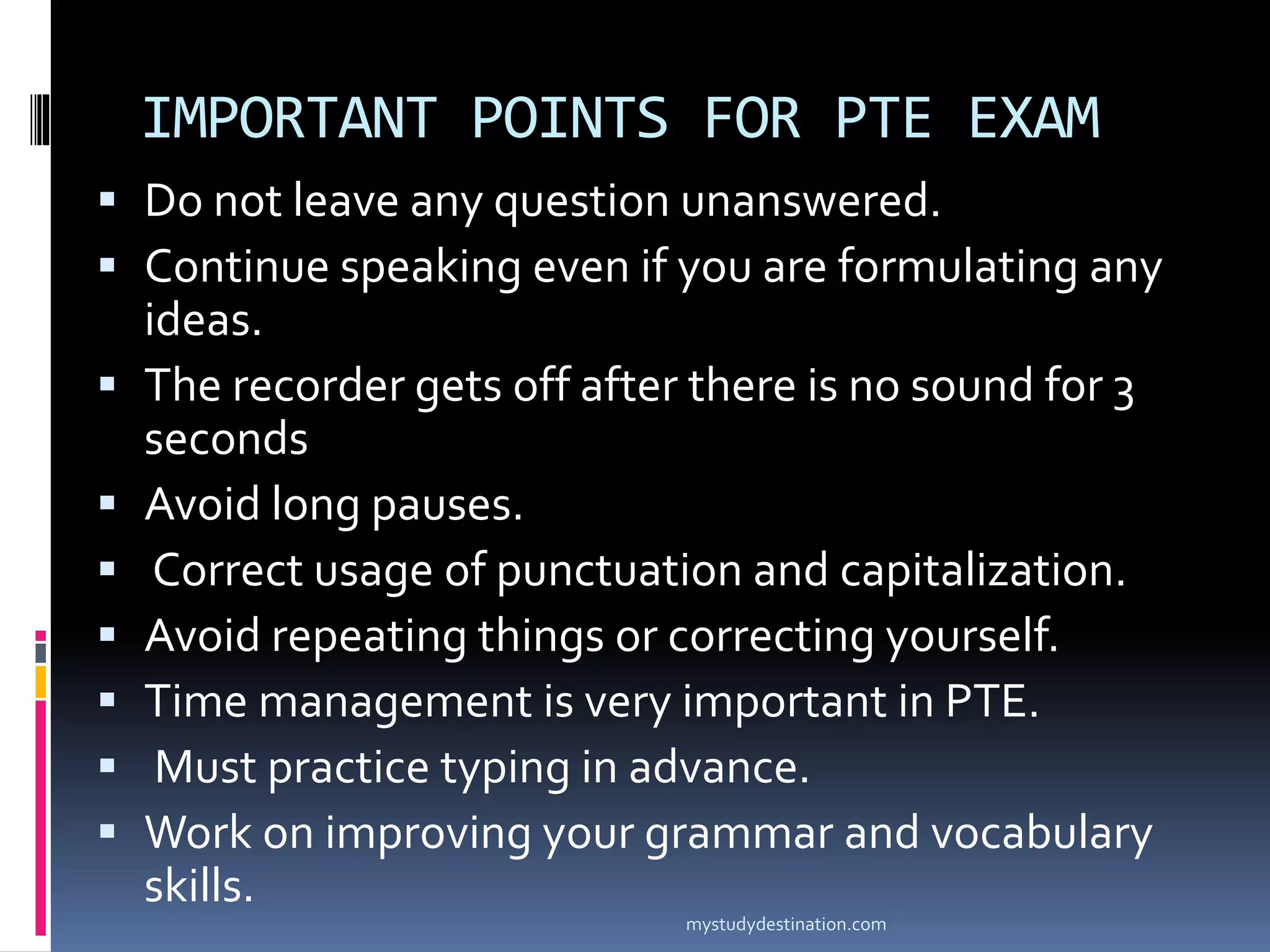 Pearson Test of English (PTE) | PPTX