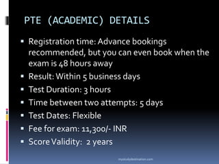 Pearson Test of English (PTE) | PPTX