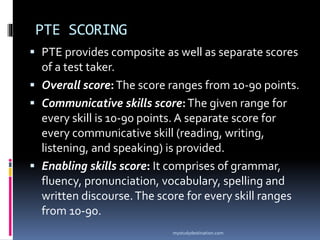 Pearson Test of English (PTE) | PPTX