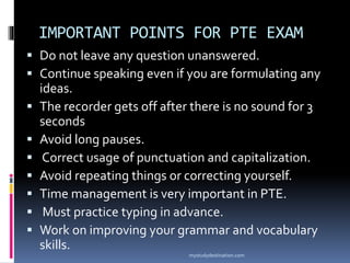 Pearson Test of English (PTE) | PPTX