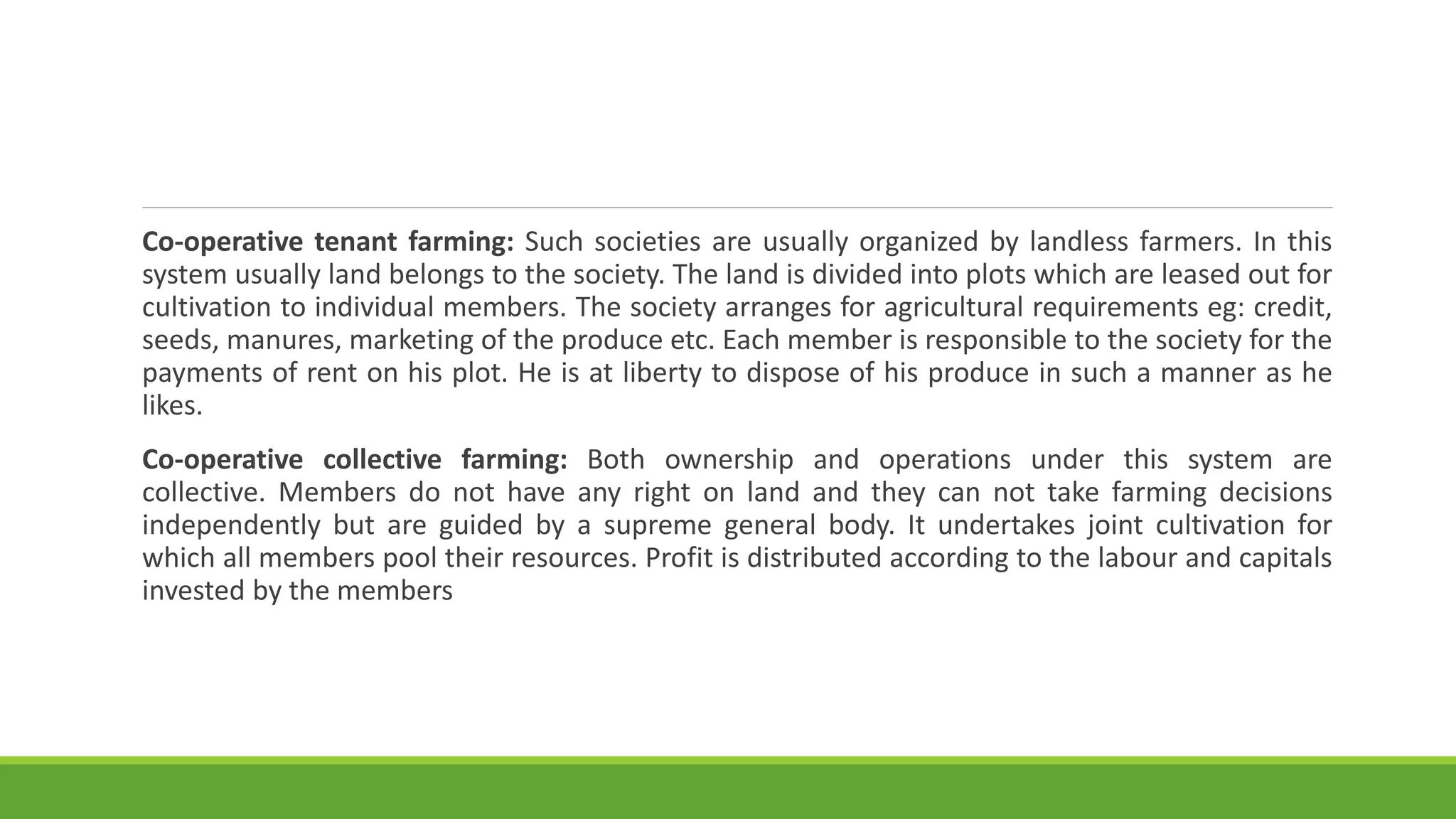 PEASANT FARMING, STATE FARMING, CAPITALISTIC FARMING.pptx