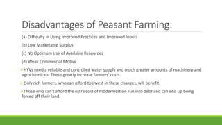 PEASANT FARMING, STATE FARMING, CAPITALISTIC FARMING.pptx