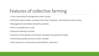 PEASANT FARMING, STATE FARMING, CAPITALISTIC FARMING.pptx
