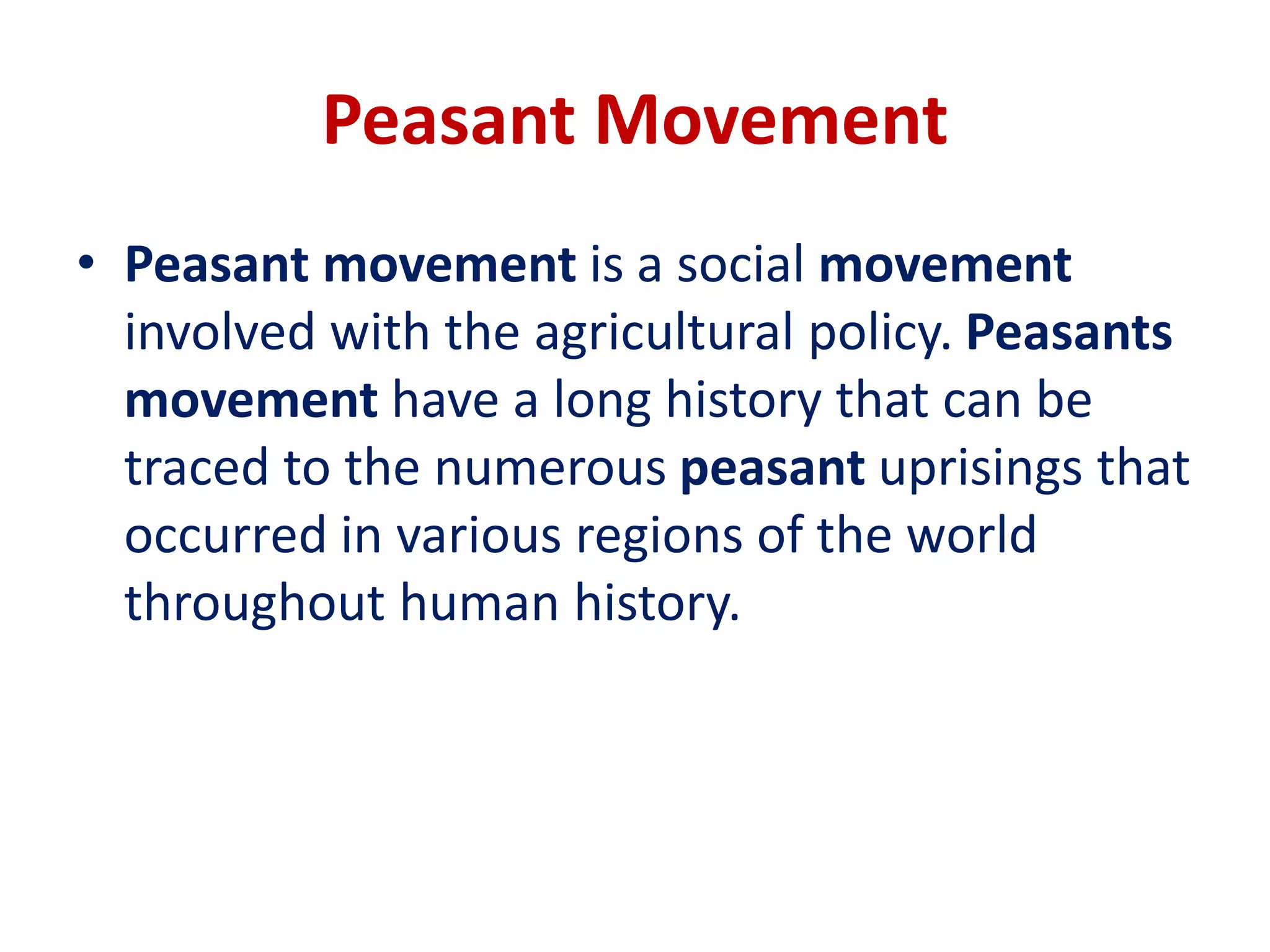 Peasant Movements.ppt