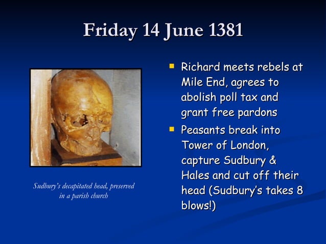 Peasants Revolt Causes & Events | PPT