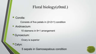 Peas (Botanical and Reproductive Biology) | PPTX