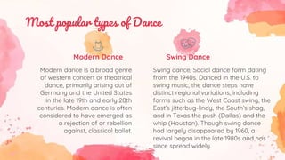 Pe assignment / Dance and Martial Arts | PPT