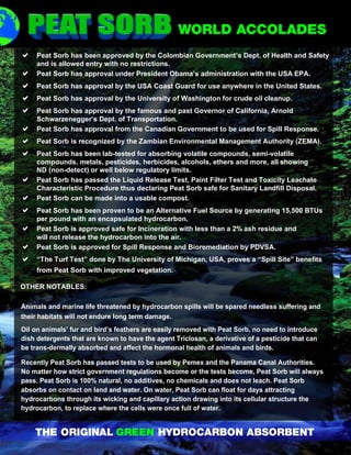 Peat sorb: Are you prepared brochure | PDF