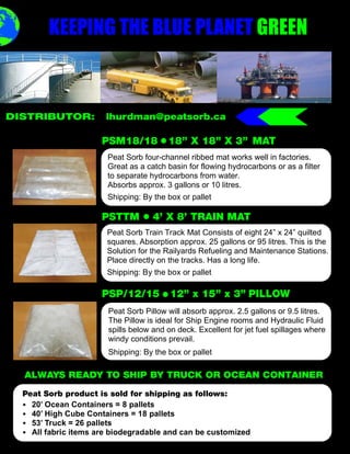 Peat sorb: Are you prepared brochure | PDF