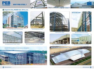 PEB Steel Buildings Brochure in english, nhà thép tiền chế PEB Steel | PDF