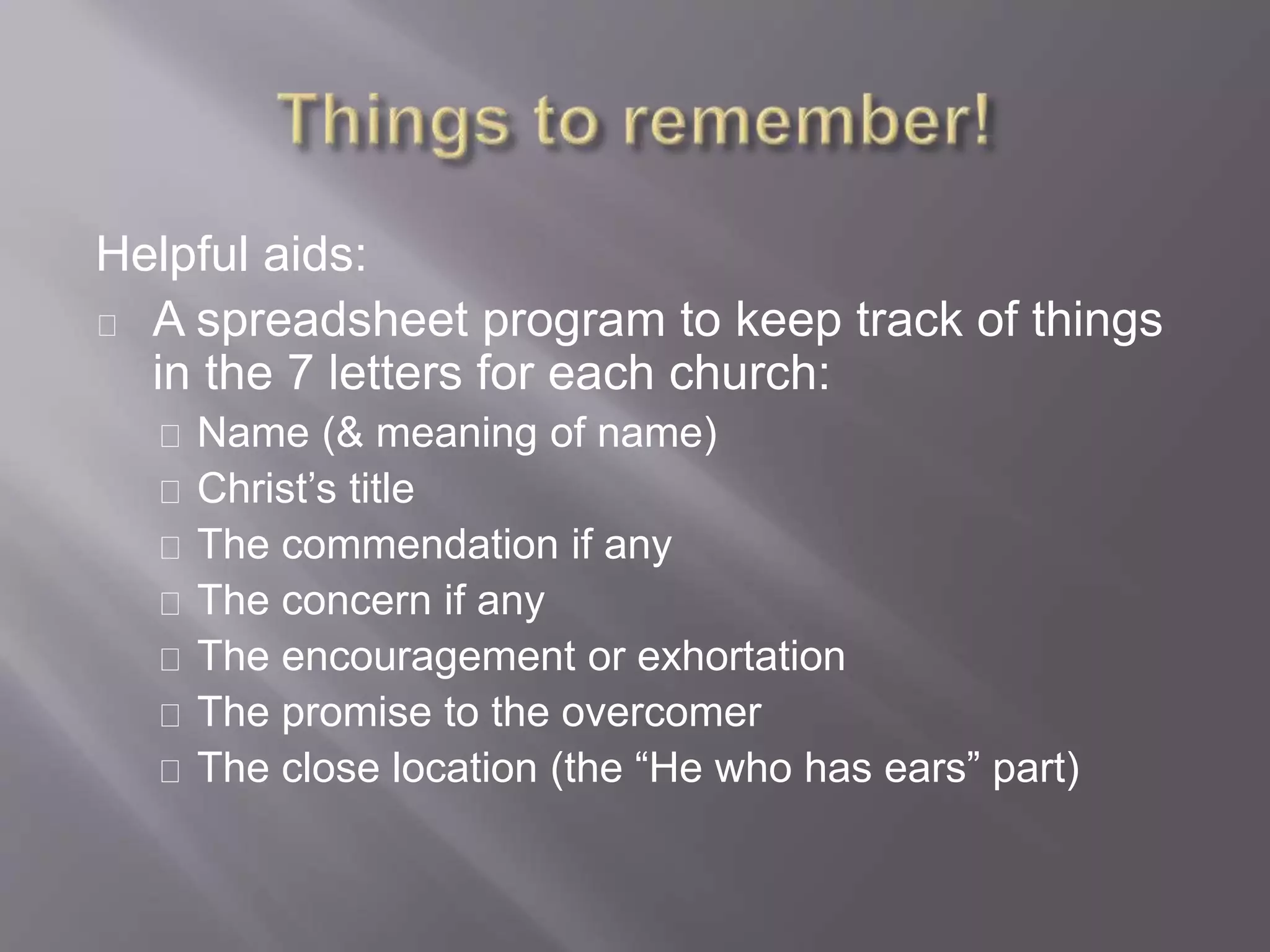 Revelation 2 chapter summary | PPTX