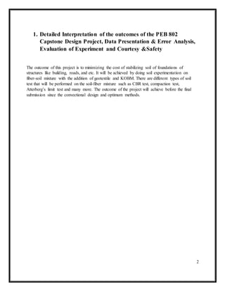 Peb802 capstone design project assesment 2 | DOCX