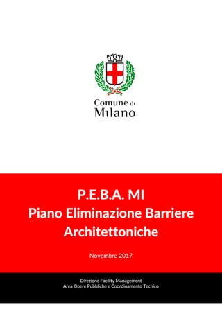 PEBA comune di Milano | PDF