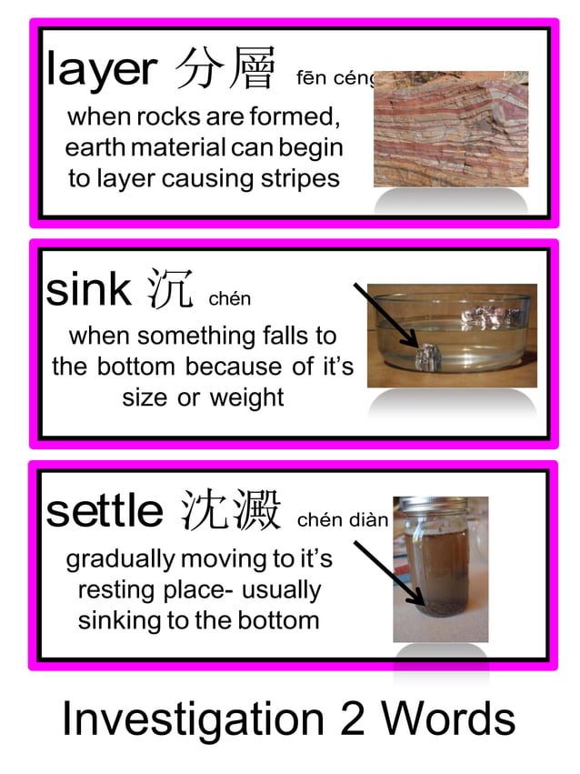 Pebbles sand and silt vocabulary | PDF | Geology | Science
