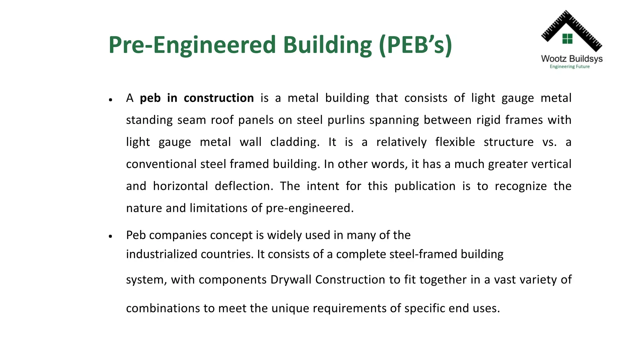peb steel structure,peb in construction.pptx