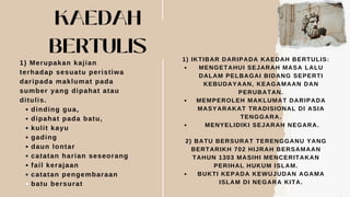 KAEDAH MELAKUKAN PENYELIDIKAN SEJARAH tahun 2024 | PPT