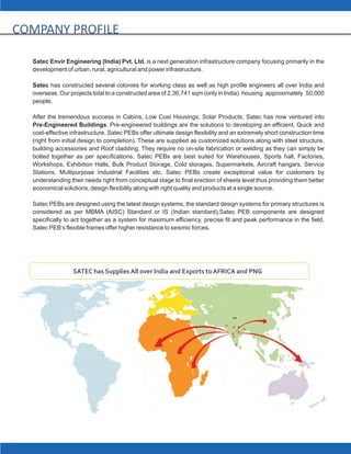Satec Pre-engineered buildings | PDF