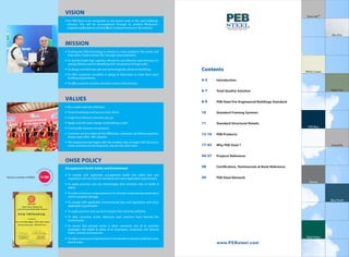 PEB Steel Buildings (English brochure) | PDF