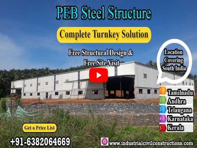 PEB Steel Building Manufacturers | PEB Shed |Warehouse PEB Manufacturer | Warehouse Preengineer ...