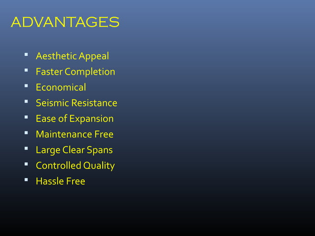 Peb structures | PPT | Civil Engineering Industry | Industries