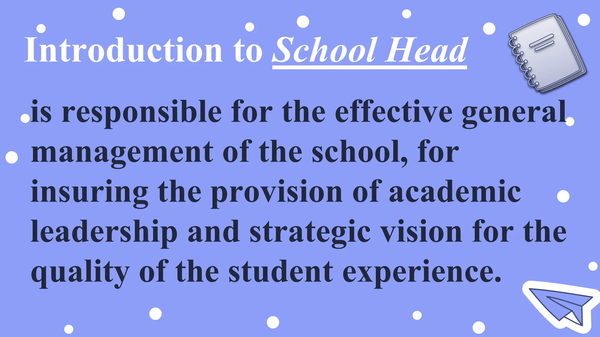 PEC-3-REPORT The Roles and Competencies of School Head | PPTX