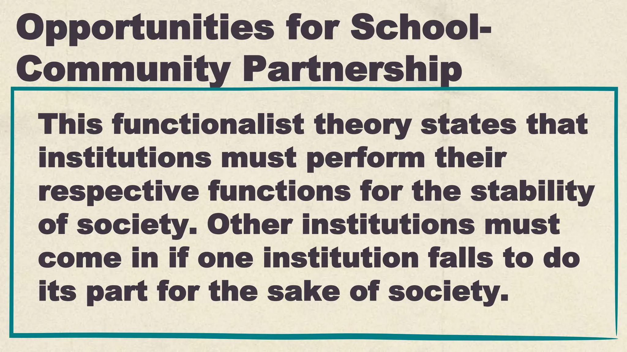 PEC-III-REPORT The Why and How of School and Community Partnership | PPTX