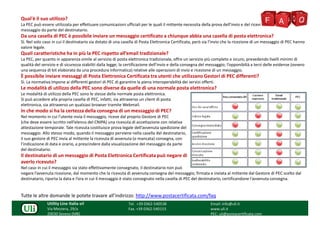 PEC | Posta Elettronica Certificata | PDF