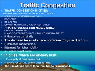 Sustainable transportation for smart cities | PPT