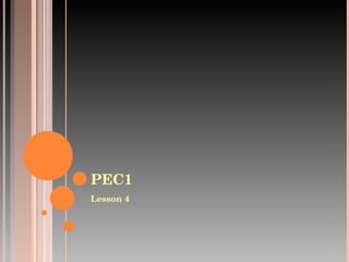 Pec1 l4 - flashcards (st) | PPS