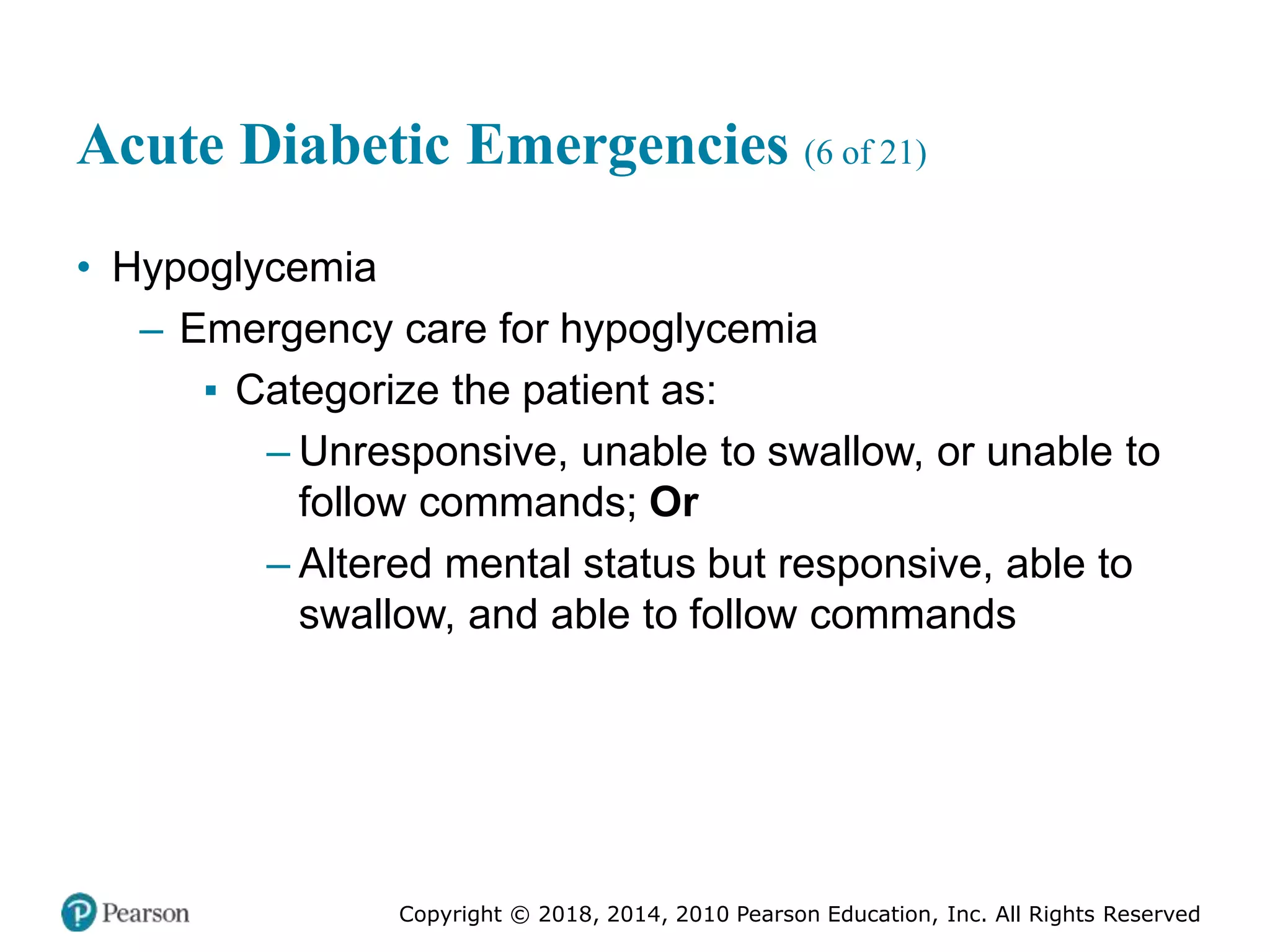 Pec11 chap 20 acute diabetic emergencies | PPTX