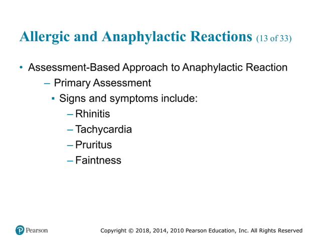 Pec11 chap 21 anaphylactic reactions | PPT