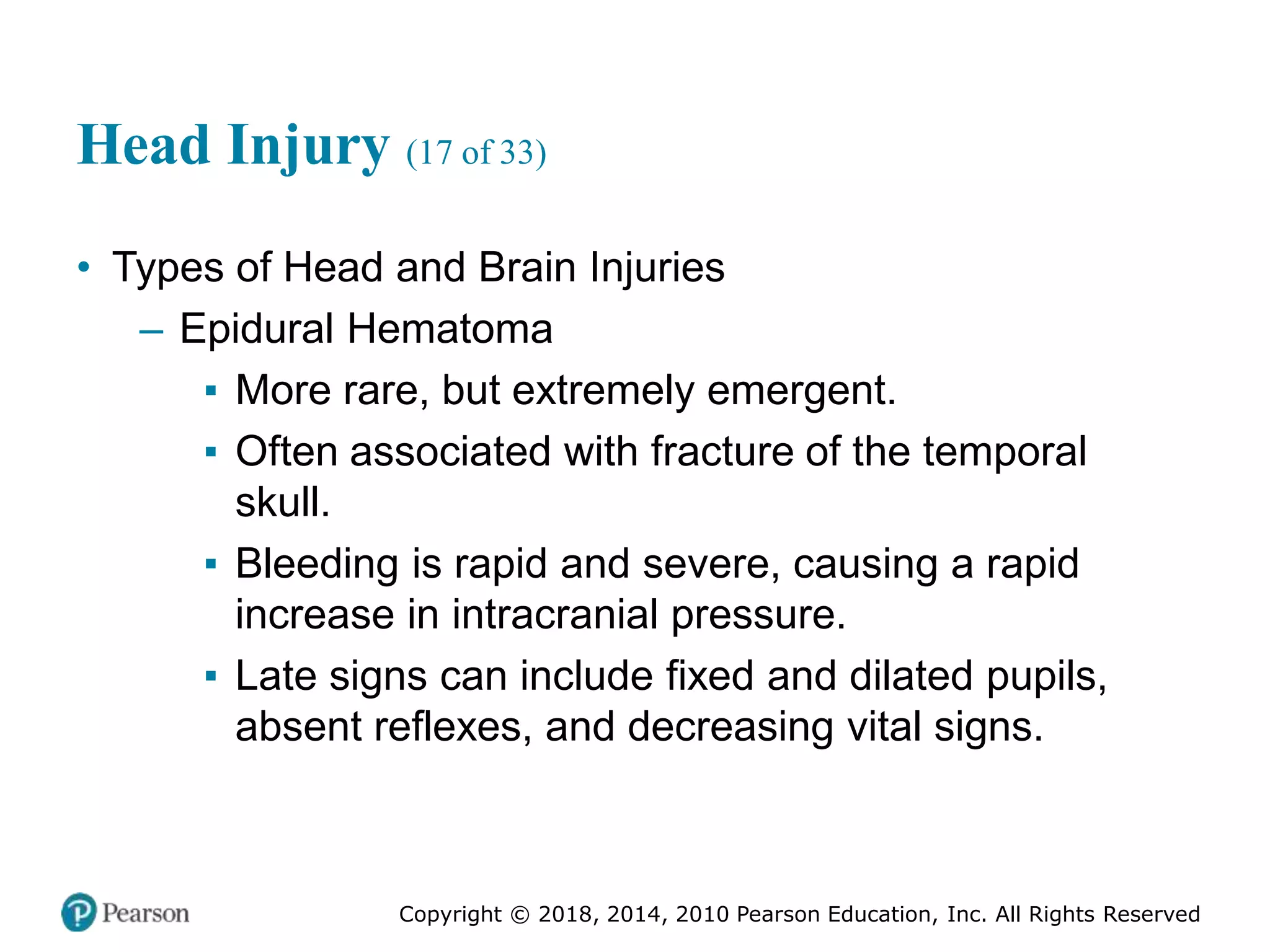 Pec11 chap 31 head trauma | PPTX