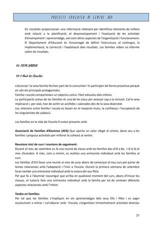 PEC 2023 - 2024. Escola Roser Capdevila. | PDF