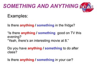 Pec2 lesson07 something anything going to | PPT