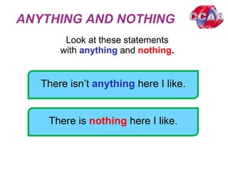 Pec2 lesson08 anything nothing | PPT