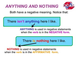 Pec2 lesson08 anything nothing | PPTX