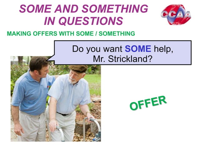 Pec2 lesson09 something some in questions | PPT