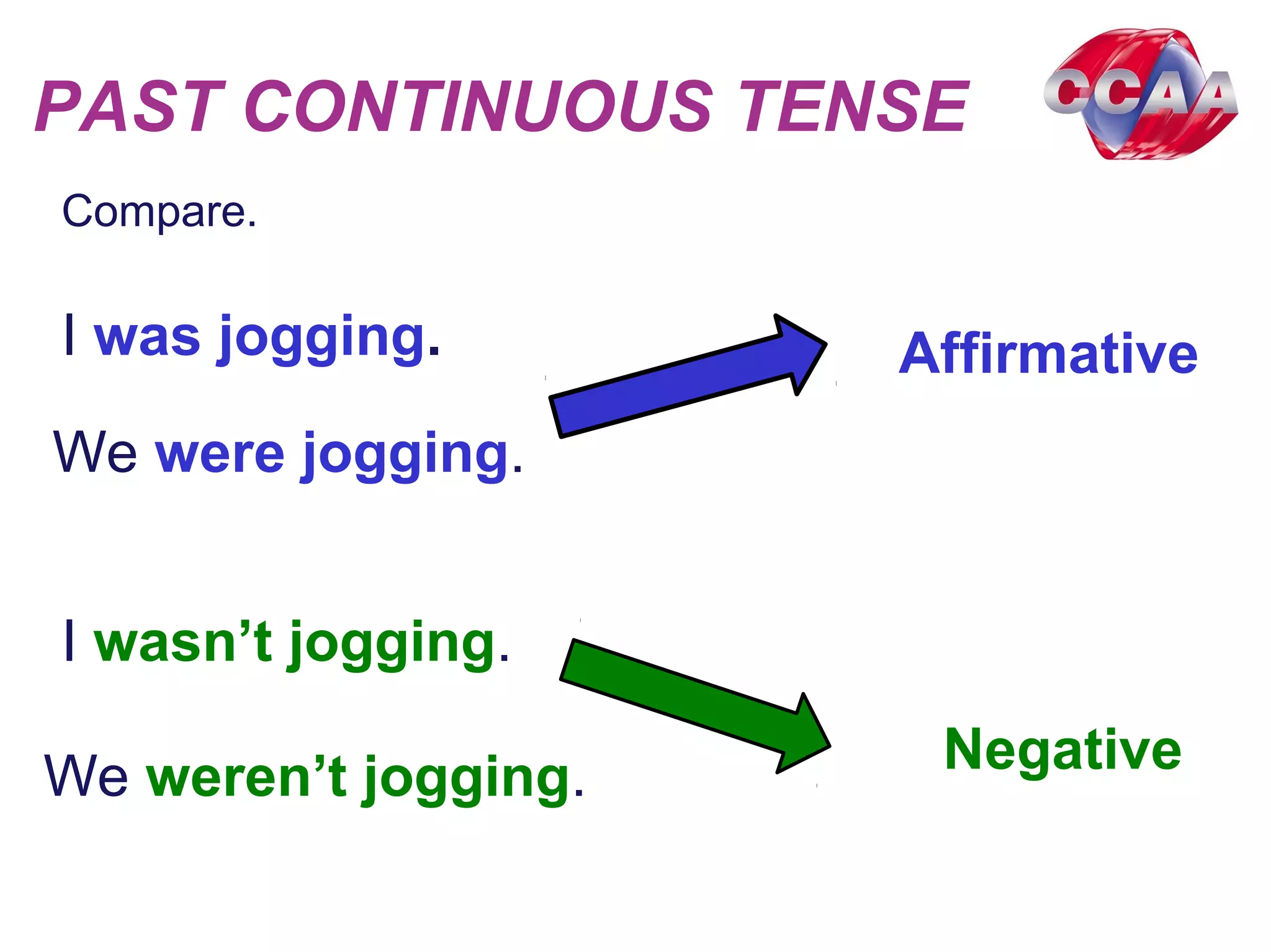 Pec4 lesson6 past continuous possessive pronouns | PPT
