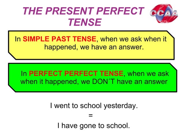 Pec5 lesson8 past participle the present perfect tense | PPT