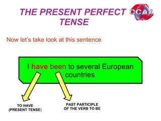 Pec5 lesson8 past participle the present perfect tense | PPT