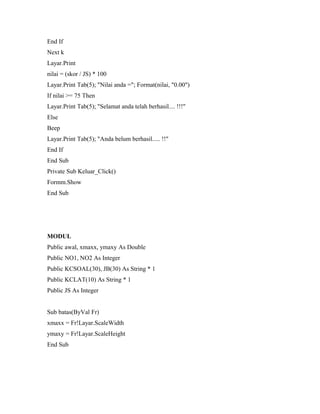 Rumus VB Pecahan | DOC