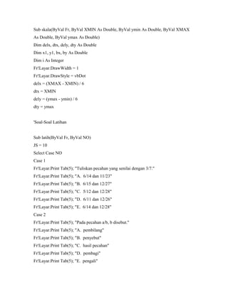 Rumus VB Pecahan | DOC