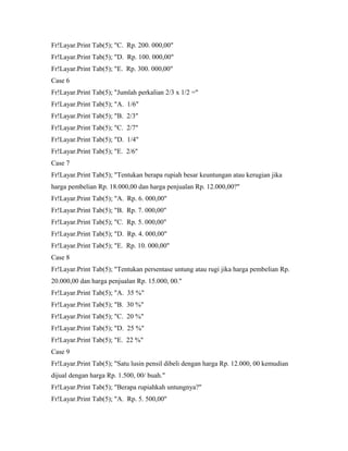 Rumus VB Pecahan | DOC