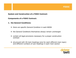 PEC Contract Management under the FIDIC Red Book Training Presentation ...