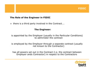 PEC Contract Management under the FIDIC Red Book Training Presentation ...