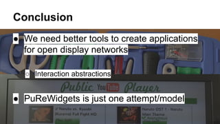 Dynamic graphical user interface generation for web-based public display applications | PPT