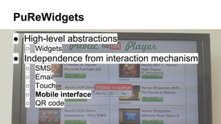 Dynamic graphical user interface generation for web-based public display applications | PPT