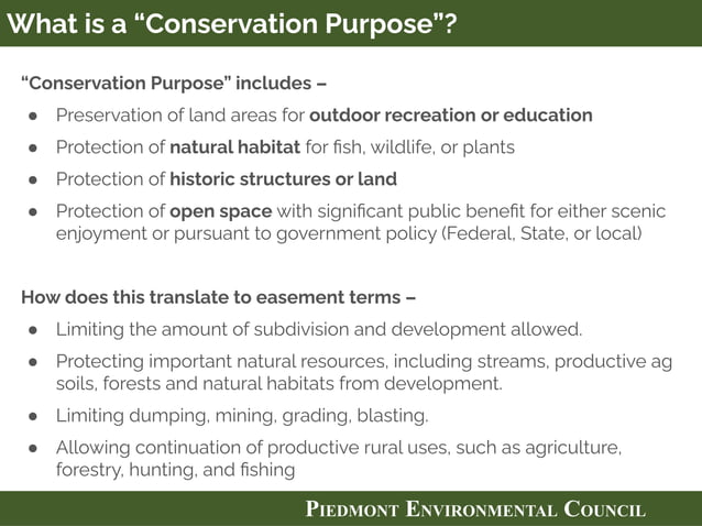 Intro to Conservation Easements | PDF