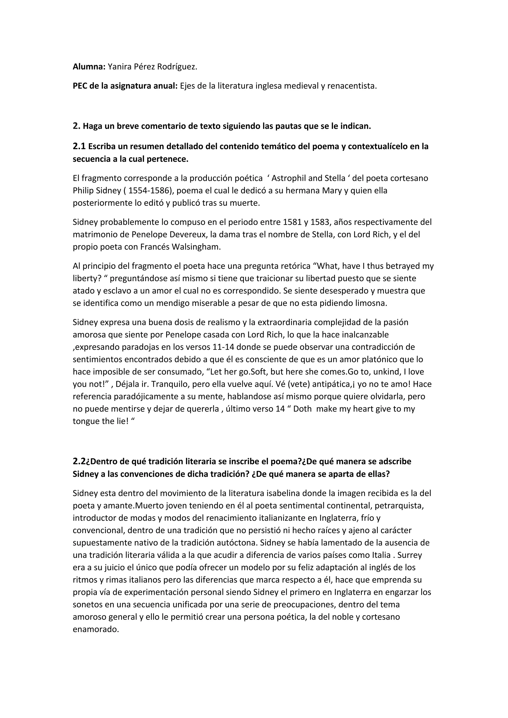 Pec ejes de la literatura inglesa medieval y renacentista. | ODT
